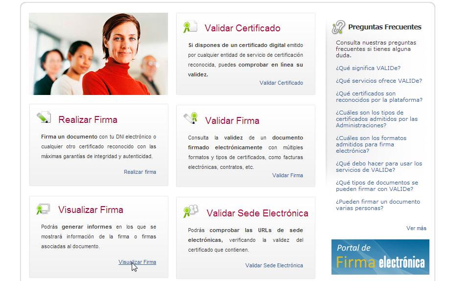 Firma Electrónica | Visualizar una firma - Empresas
